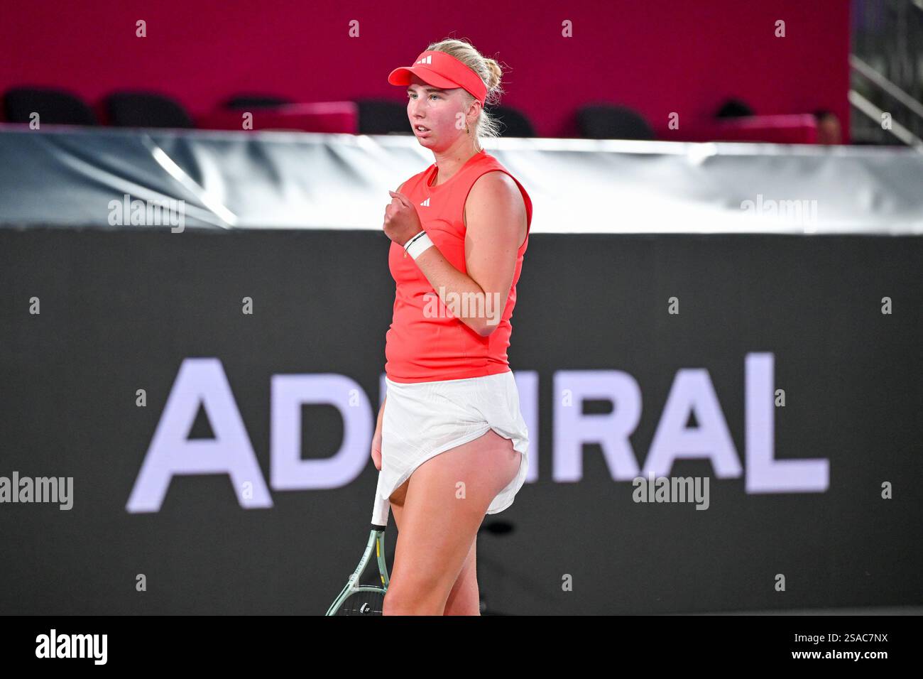 LINZ, AUSTRIA -JANUARY 29: Clara Tauson of Denmark during the WTA 500 ...