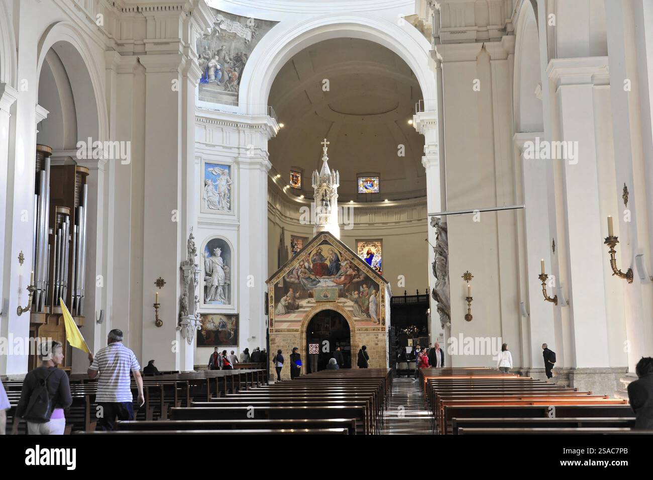 Basilica Santa Maria degli Angeli, Assisi, Umbria, Italy, An impressive ...