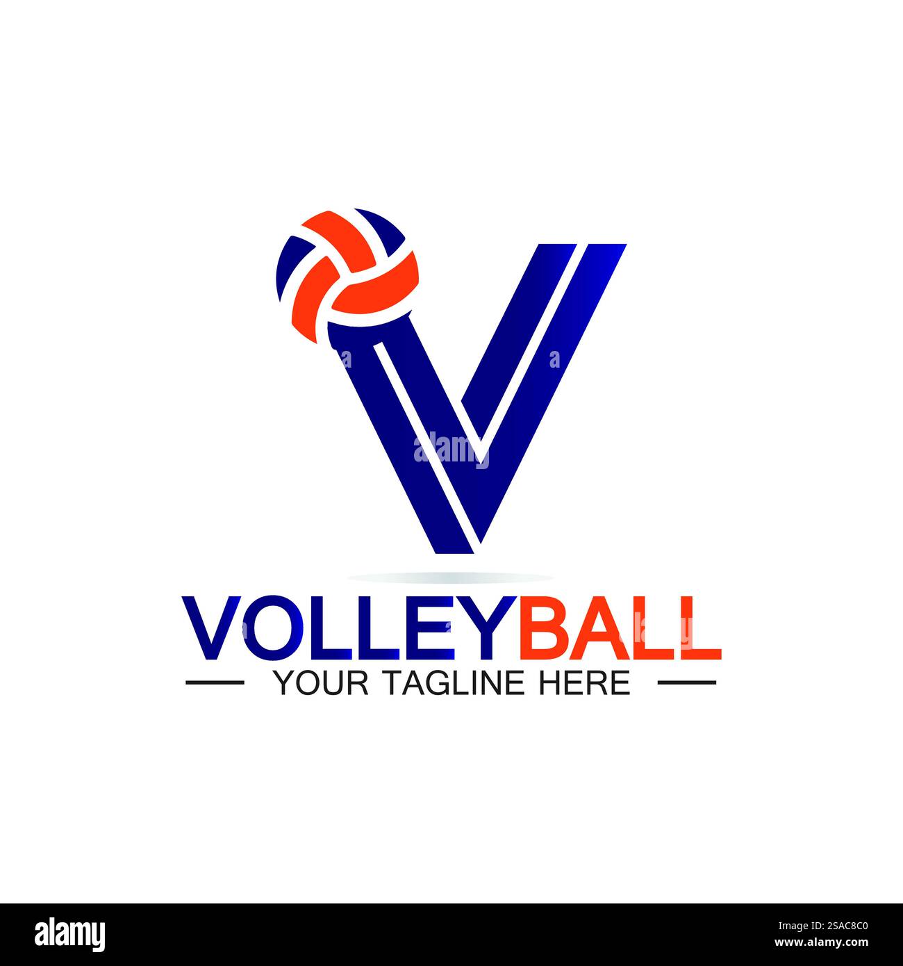 Volleyball logo icon design vector template, Modern design, isolated on ...