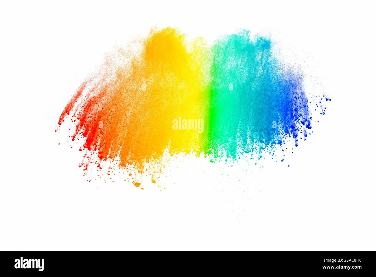 Vibrant colorful smoke explosion on Cut Out Stock Images & Pictures - Alamy