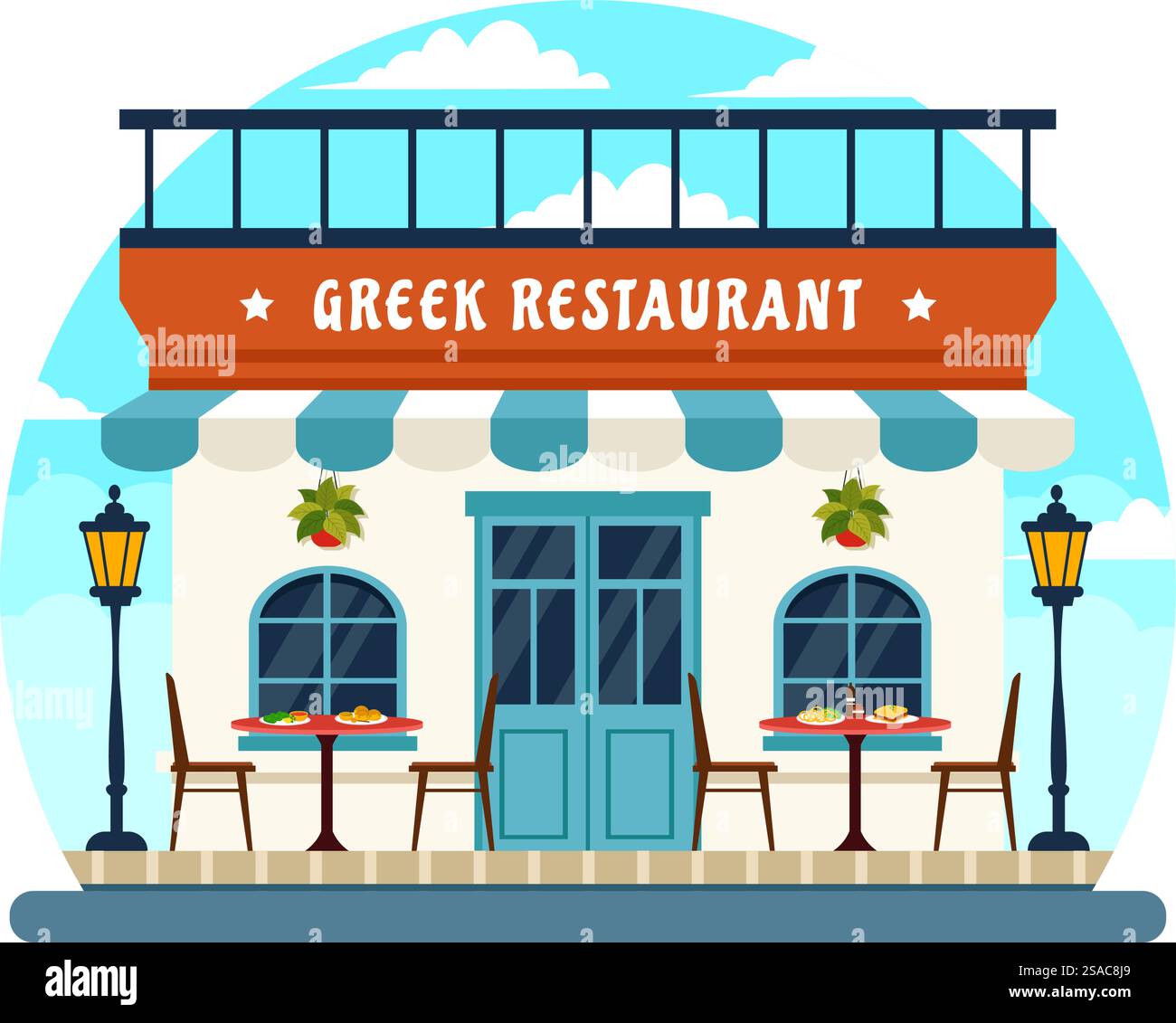 Menu in seafood restaurant Stock Vector Images - Alamy