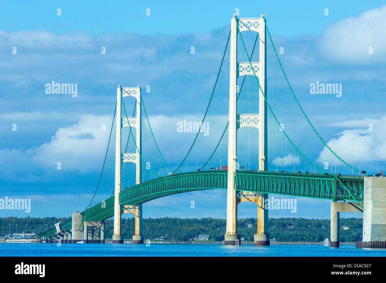 Big Mackinac Bridge Stock Photo - Alamy