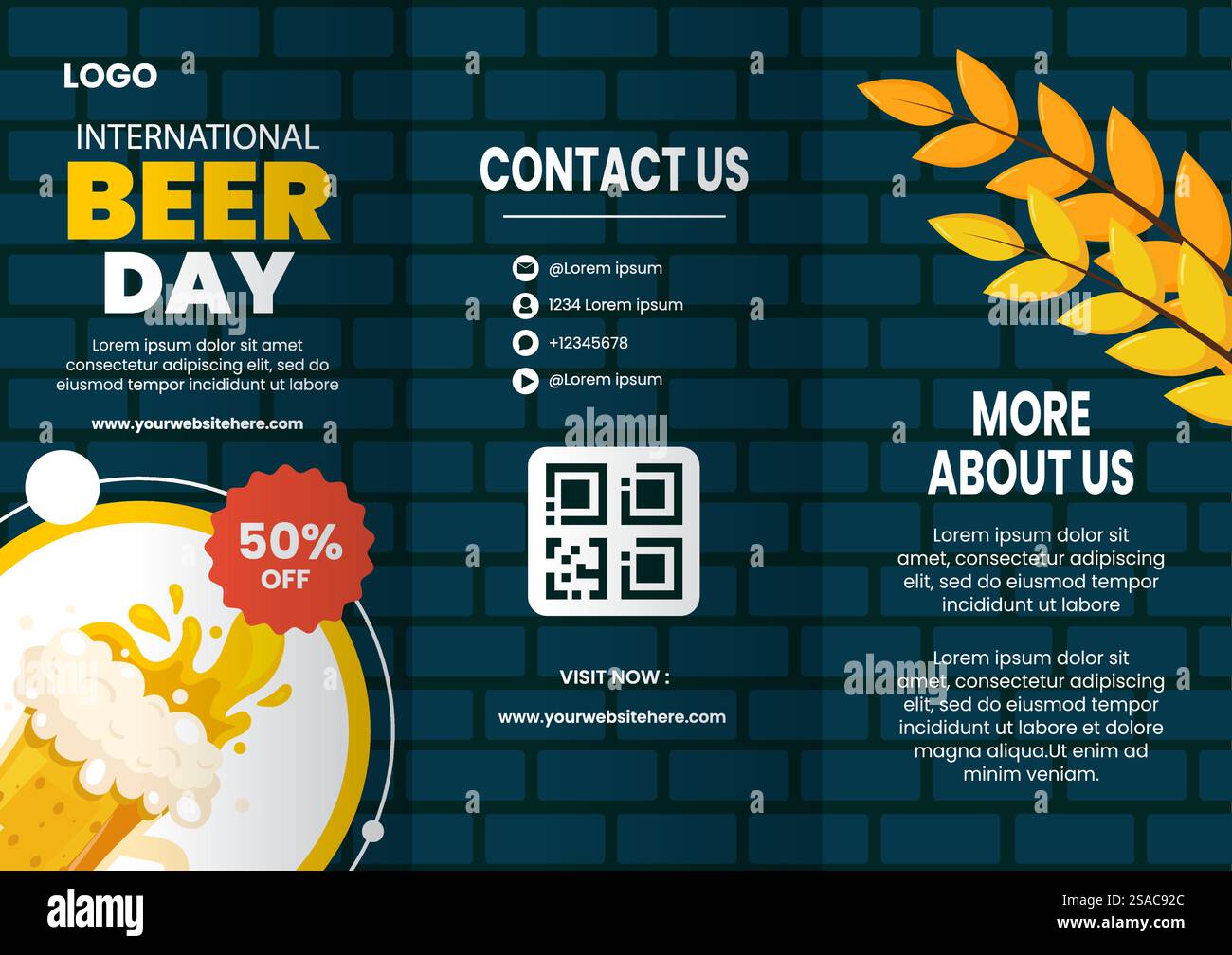 Vintage brewery usa Stock Vector Images - Alamy