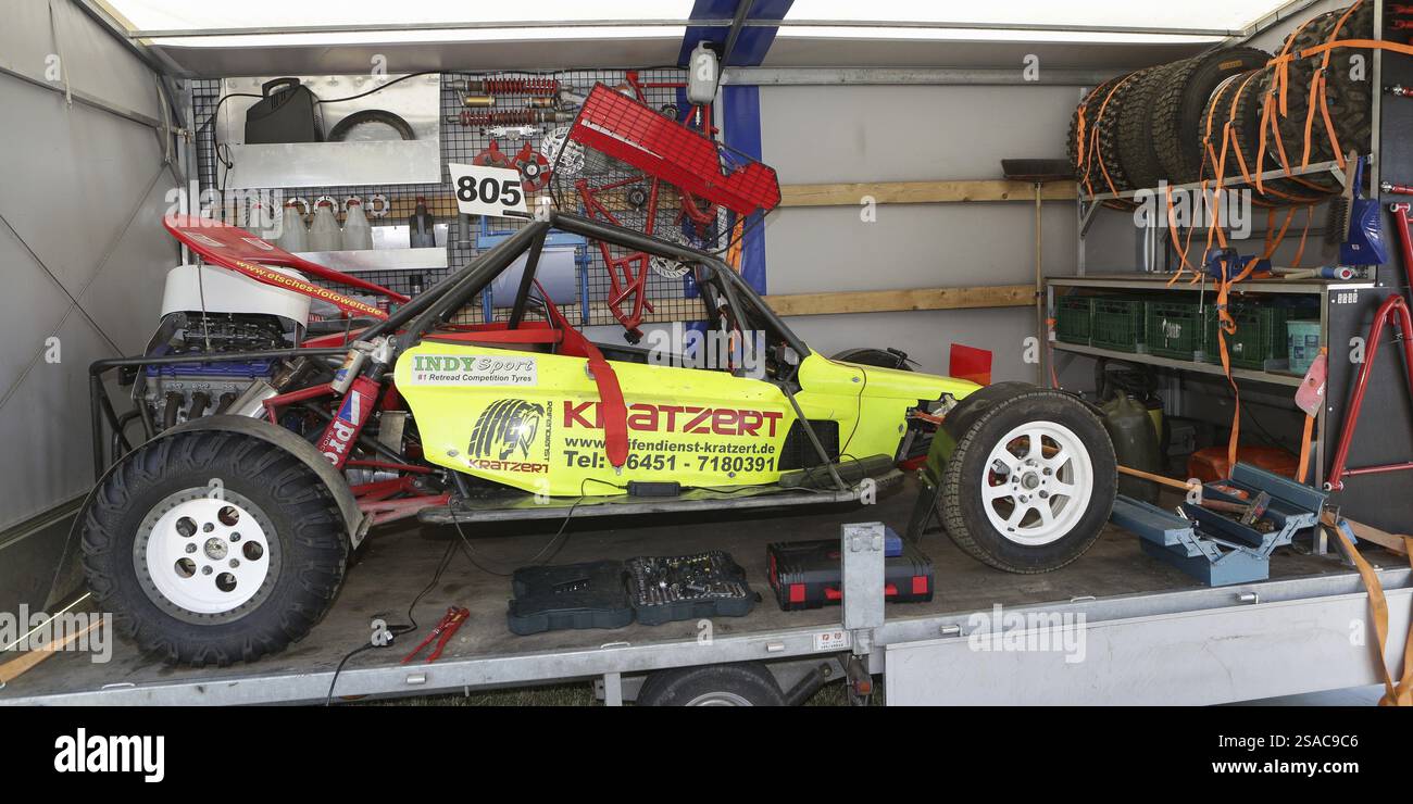 Car racing, autocross, race track of the RSG Aartal, buggies in the ...