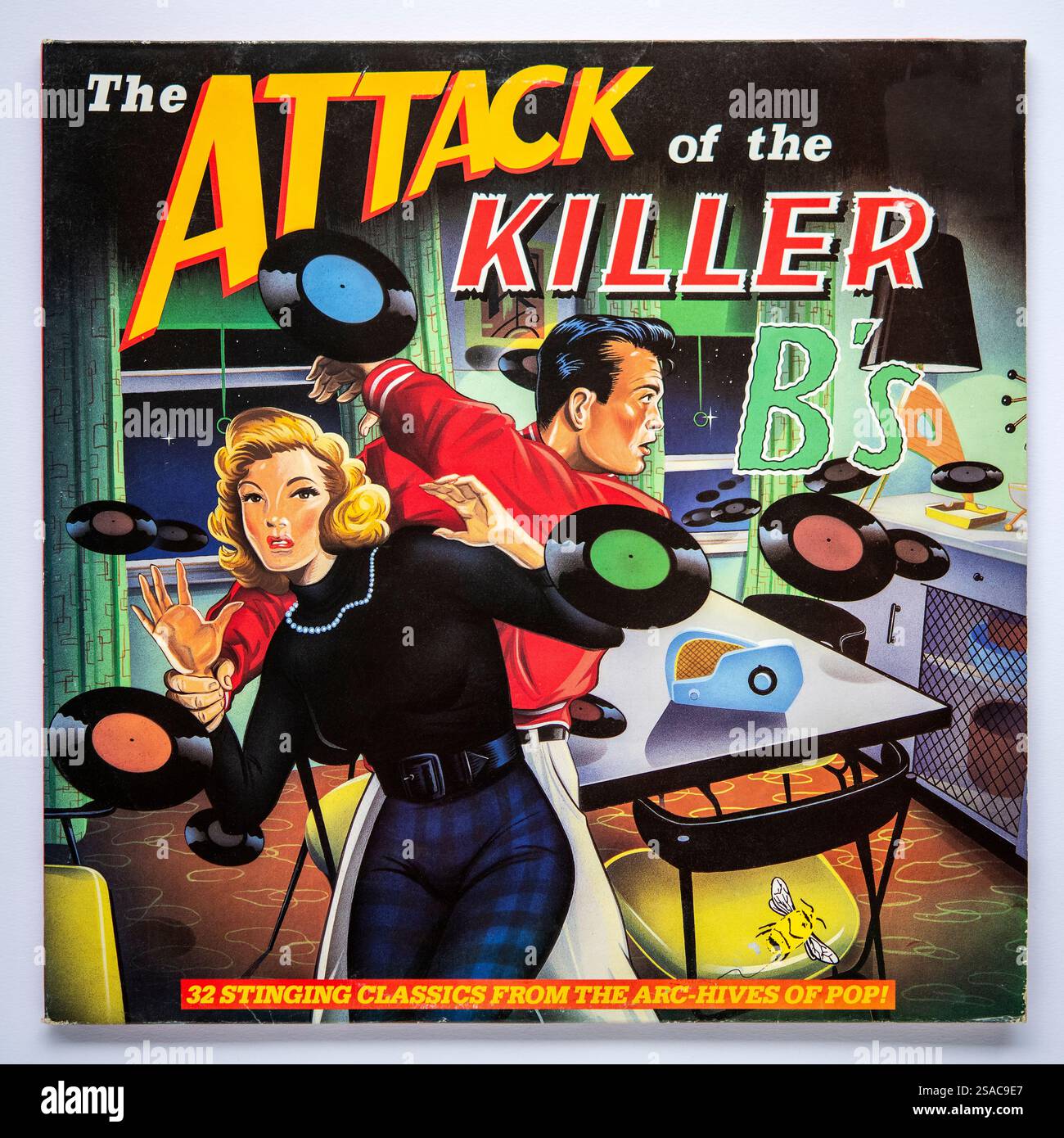 LP cover of The Attack of the Killer B's compilation album, which was ...