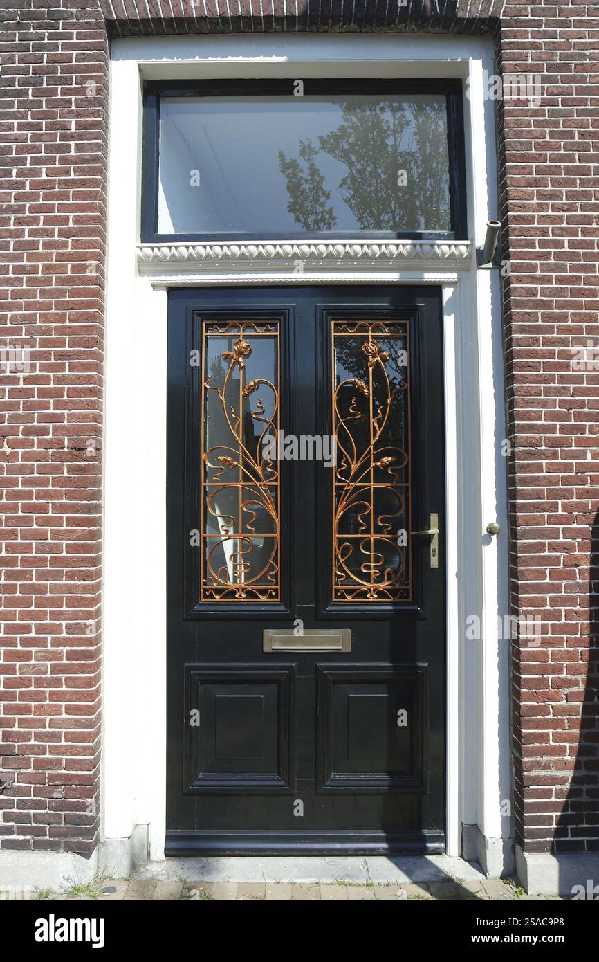 Front door in Friesland, Netherlands Stock Photo - Alamy