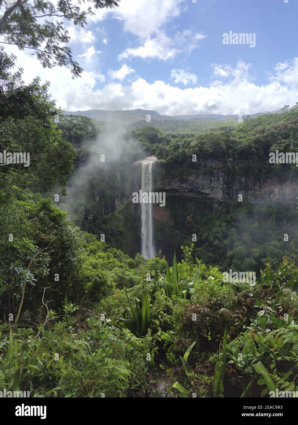 Chamarel Waterfall, Mauritius, Africa Stock Photo - Alamy