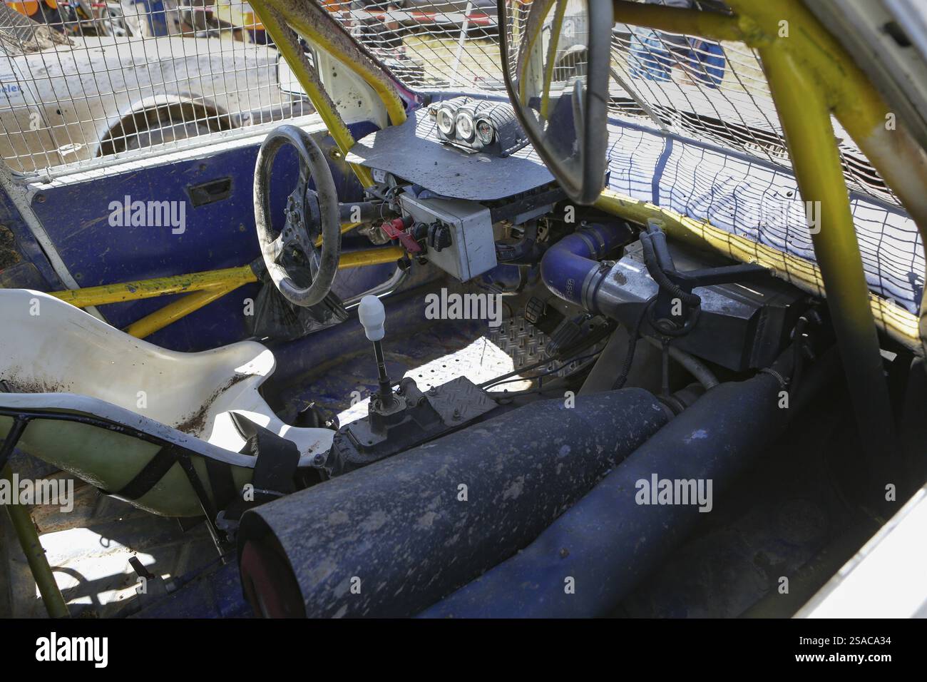 Car racing, autocross, race track of the RSG Aartal, race car from the ...