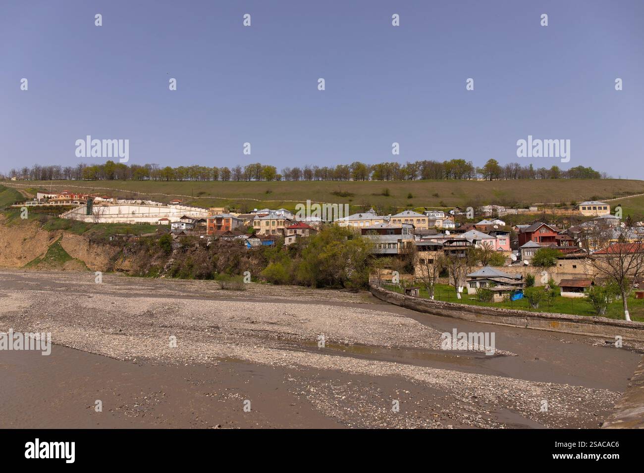 City of Guba. Azerbaijan. Red Sloboda. 04.19.2022. Jewish settlement ...