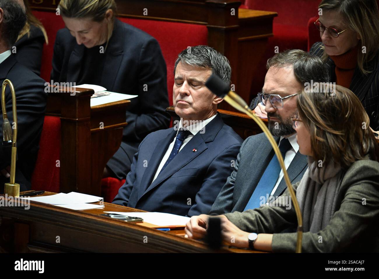 Paris, France. 29th Jan, 2025. Manuel Valls, French Minister for ...