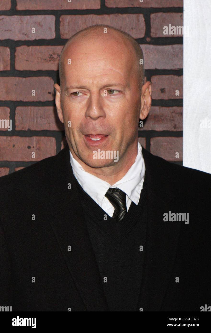Bruce Willis attends the premiere of Warner Bros. Pictures' "Sherlock ...