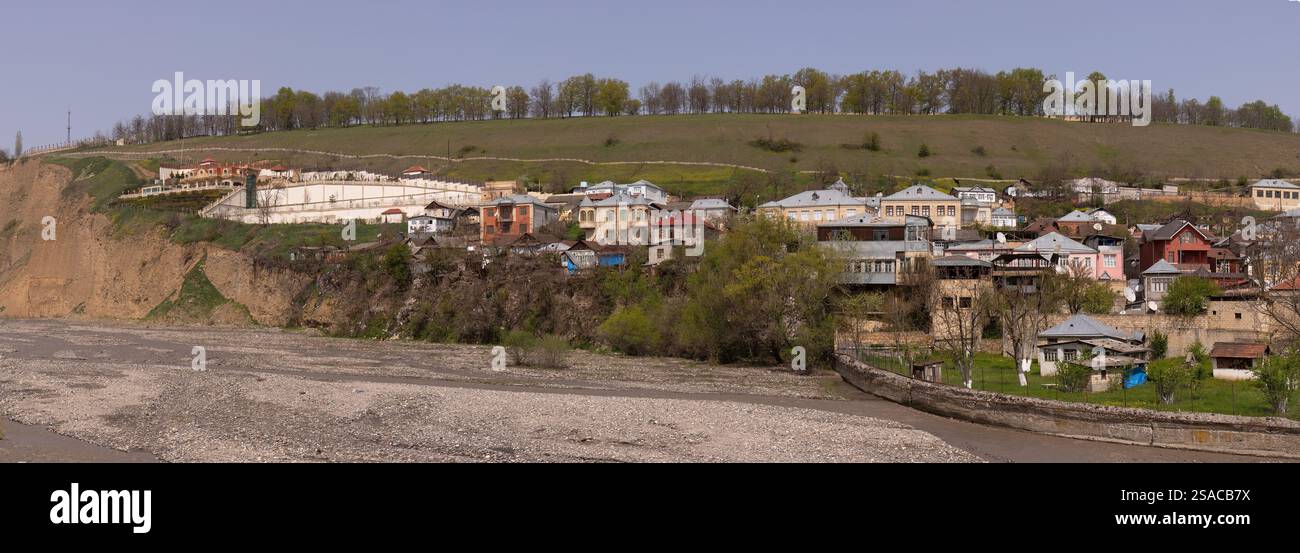 City of Guba. Azerbaijan. Red Sloboda. 04.19.2022. Jewish settlement ...