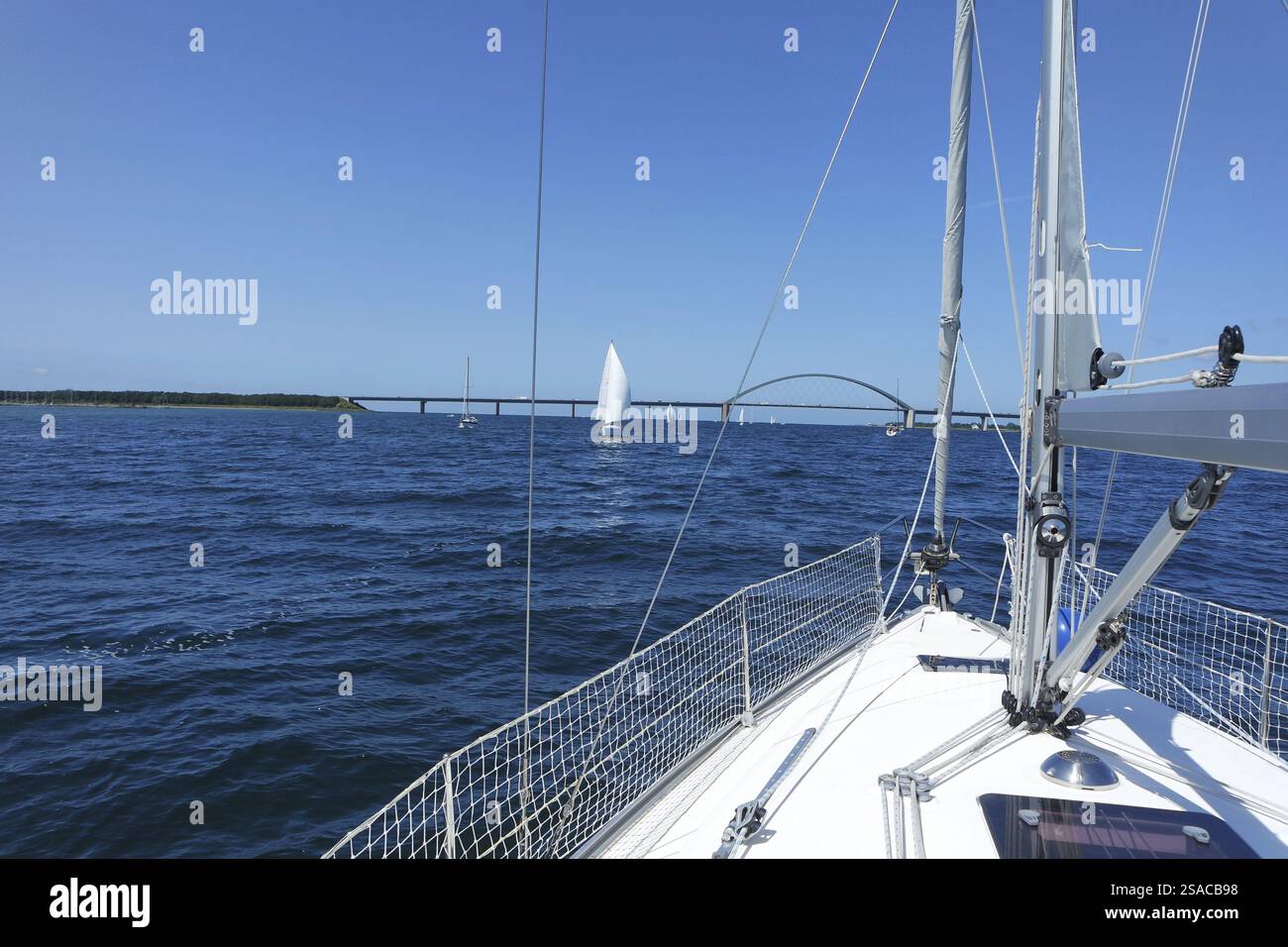 Sailing area Fehmarn Island Stock Photo - Alamy