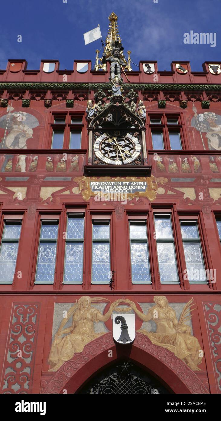 Basel, historic town hall Stock Photo - Alamy