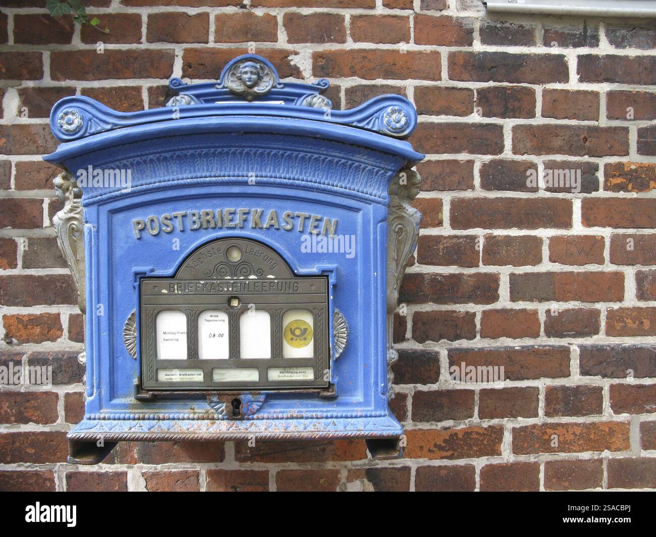 Replica of an Art Nouveau letterbox Stock Photo - Alamy