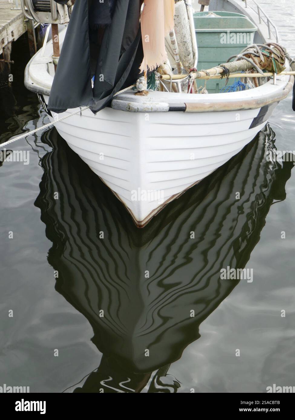 Fishing boat bow Stock Photo - Alamy