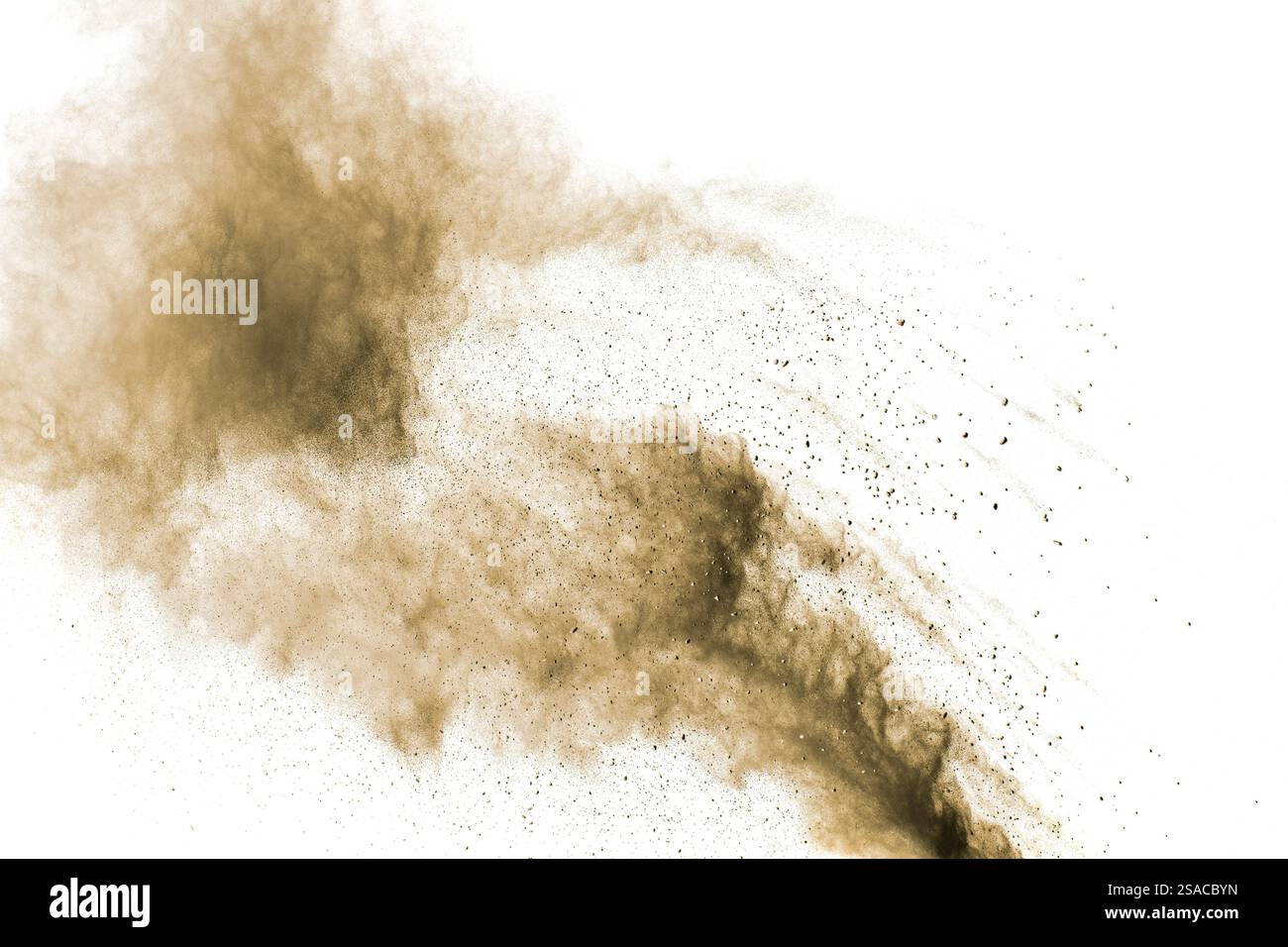 Cloud of dust is blowing in the wind Stock Photo - Alamy