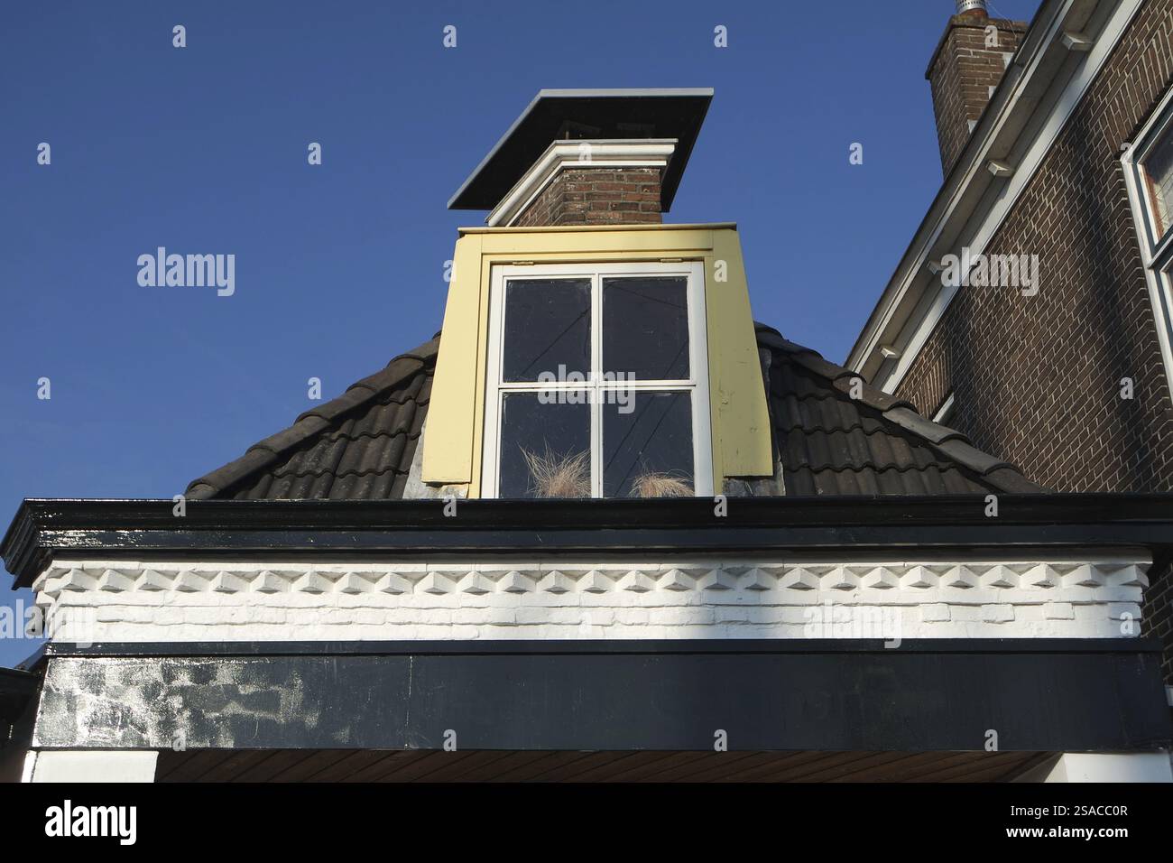 Dormer window in Friesland, Netherlands Stock Photo - Alamy