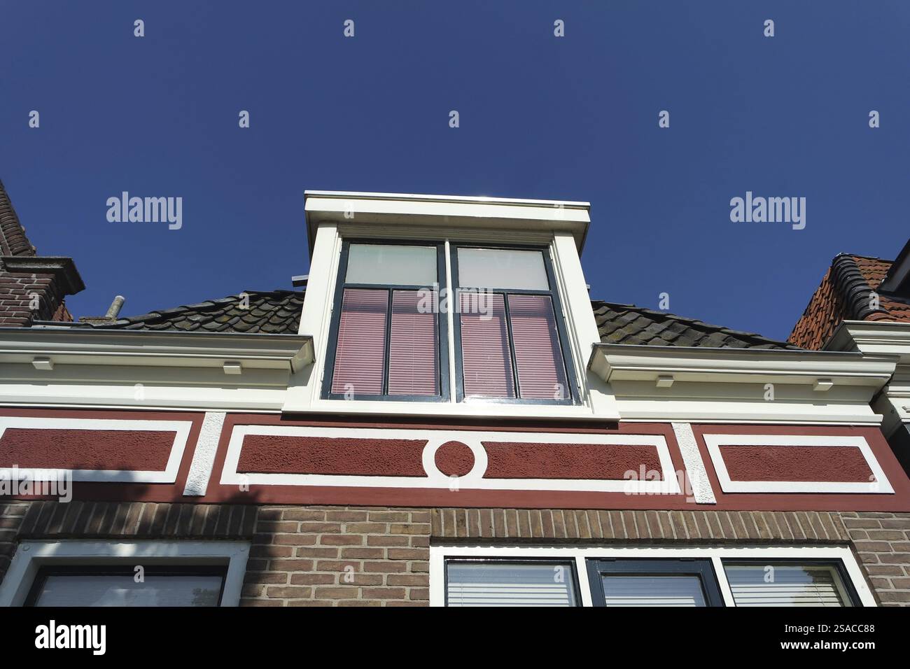 House with dormer window in Friesland, Netherlands Stock Photo - Alamy