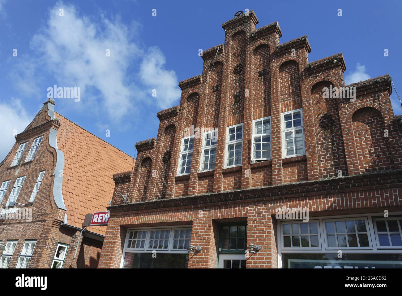 Brick gable, Northern Germany Stock Photo - Alamy