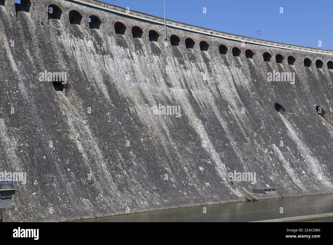 The site of the destruction of the Edertal dam during World War II on ...
