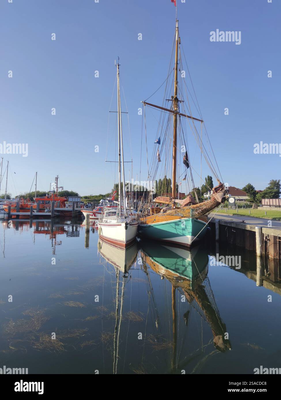 Maritime harbour flair, Poel island Stock Photo - Alamy