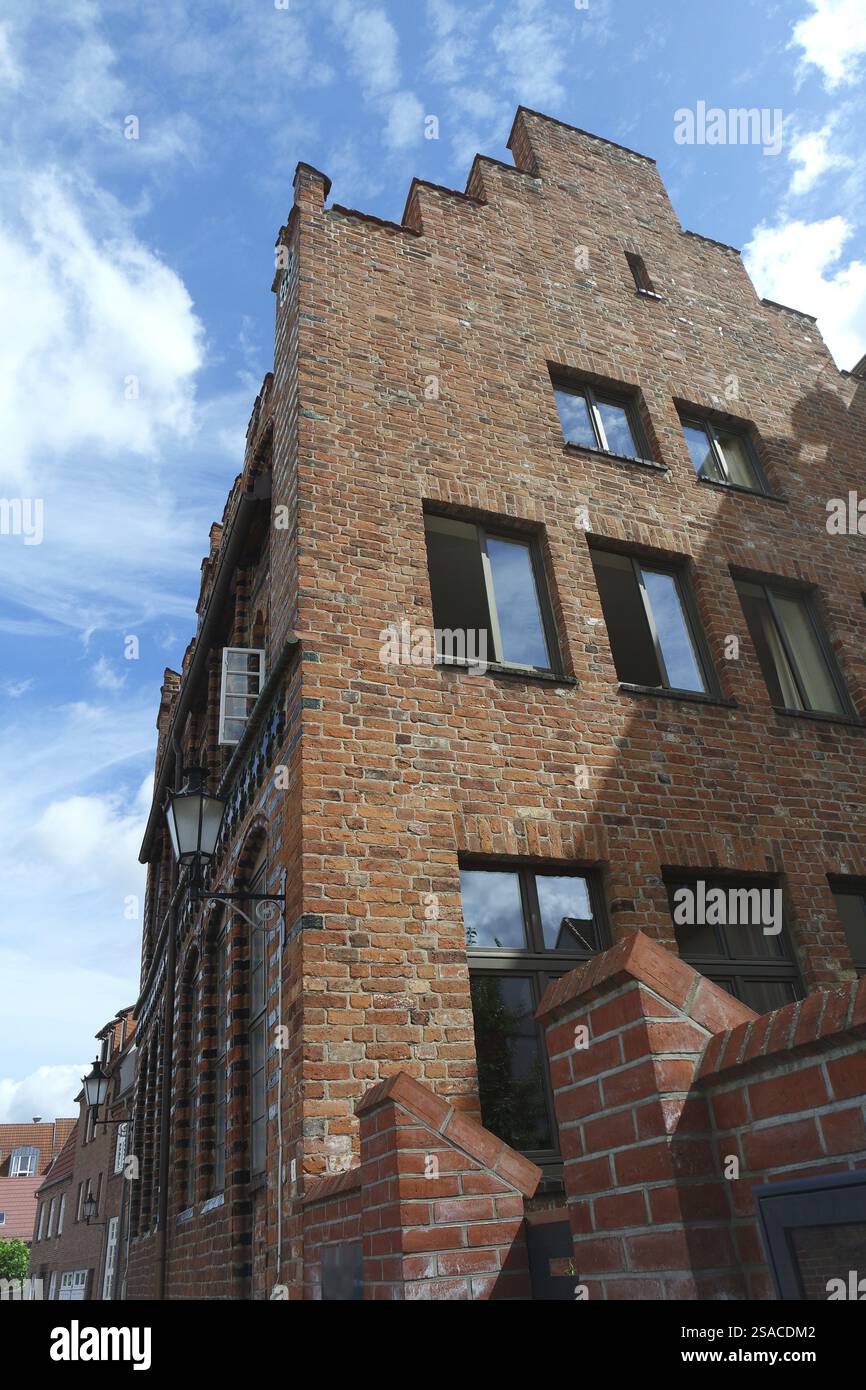 Old brick architecture, Wismar Stock Photo - Alamy