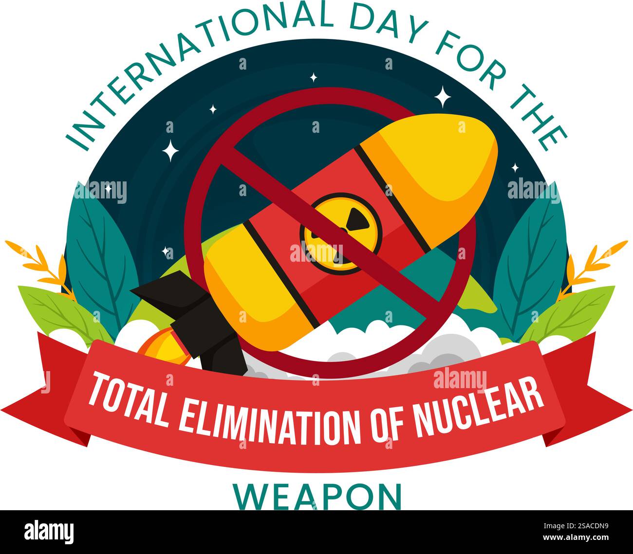 International day for the total elimination of nuclear weapons Stock ...