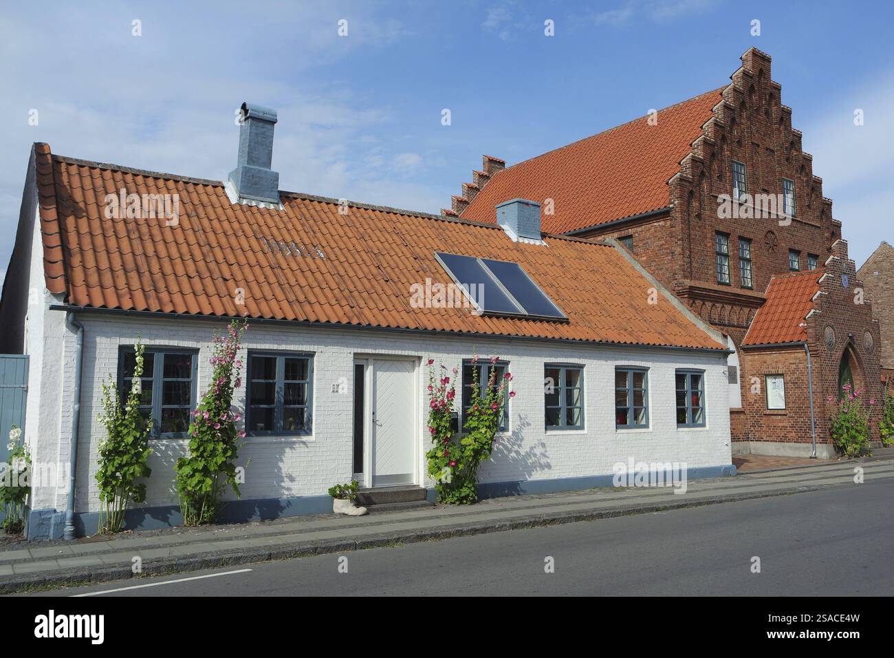 Old town centre in RÃ¶nne, Bornholm Stock Photo - Alamy