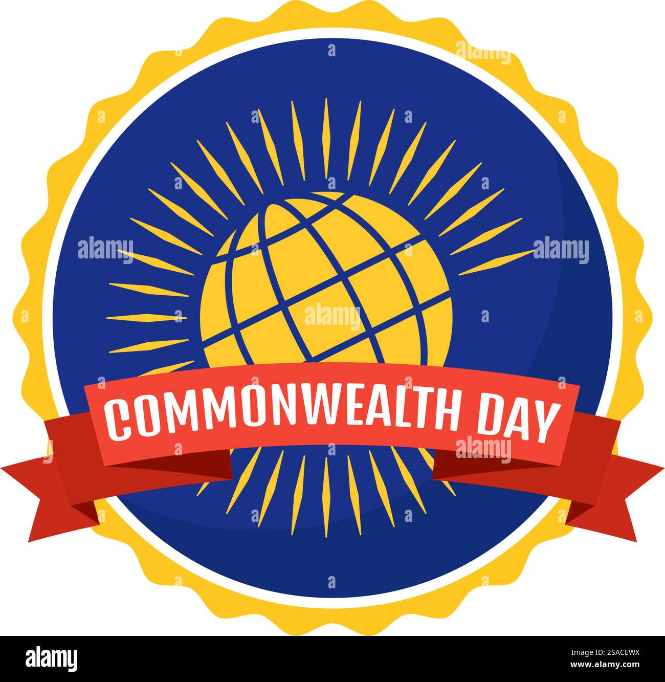 Commonwealth Day Vector Illustration on 24 may of Helps Guide ...