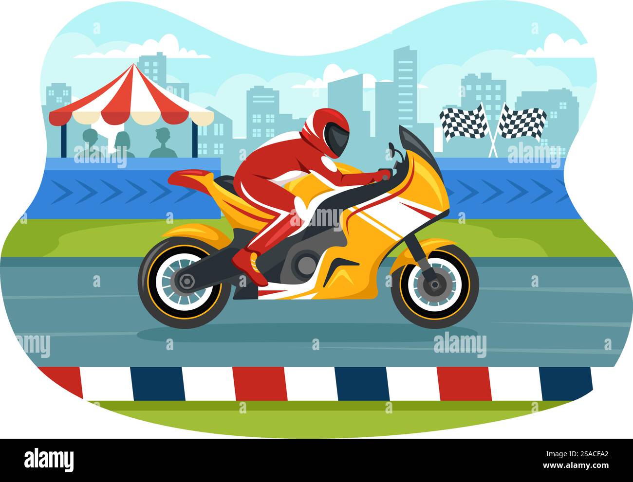 Cycle cross championship in Stock Vector Images - Alamy