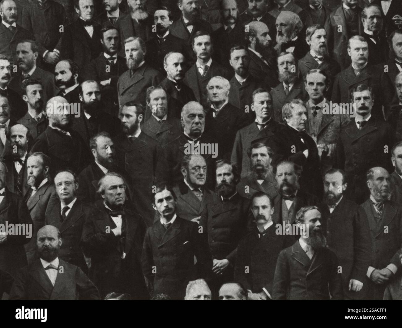 Members of the International Medical Congress, London, 1881. Photograph ...