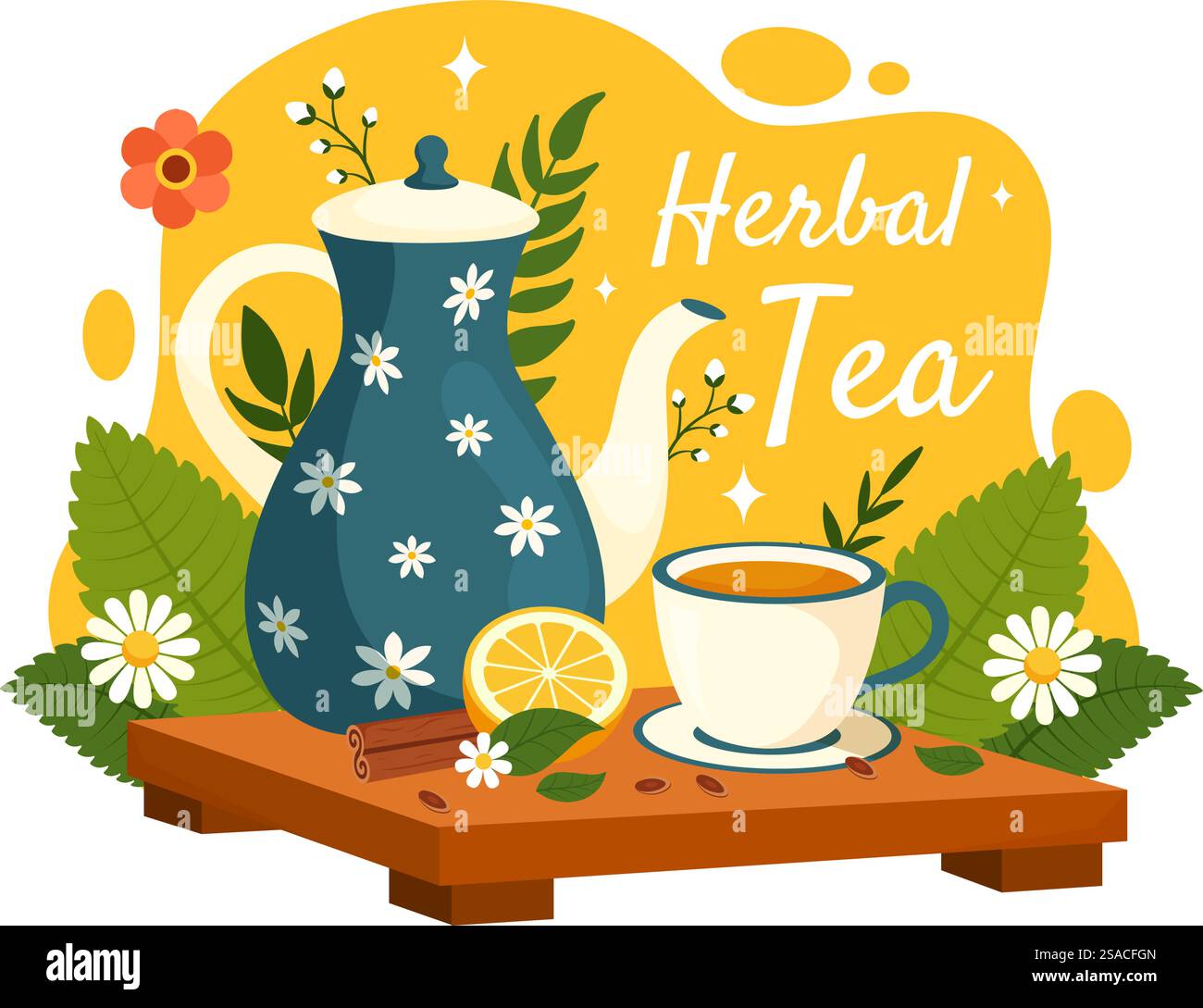 Dried flowers leaves plant Stock Vector Images - Alamy