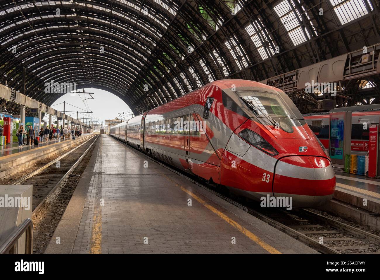 A Frecciarossa 1000 High Speed Train at Milan Stock Photo - Alamy