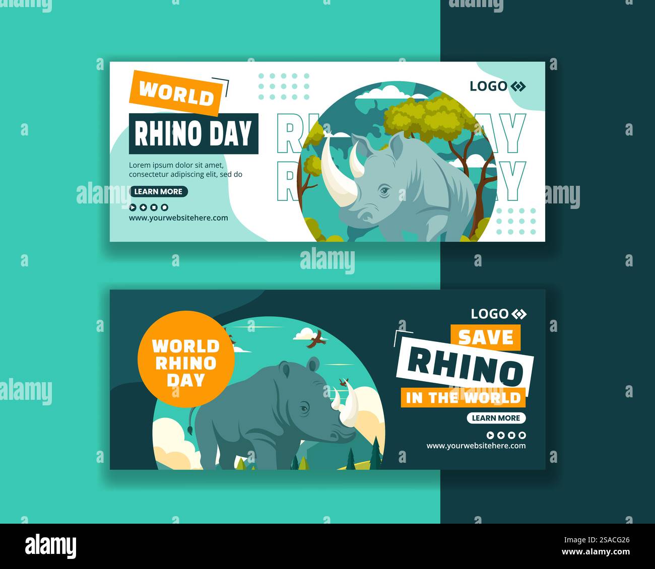 Africa day web banner Stock Vector Images - Alamy