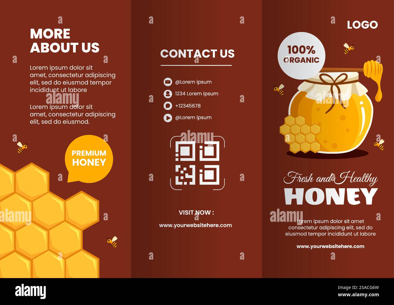 Flat sweet products template Stock Vector Images - Alamy