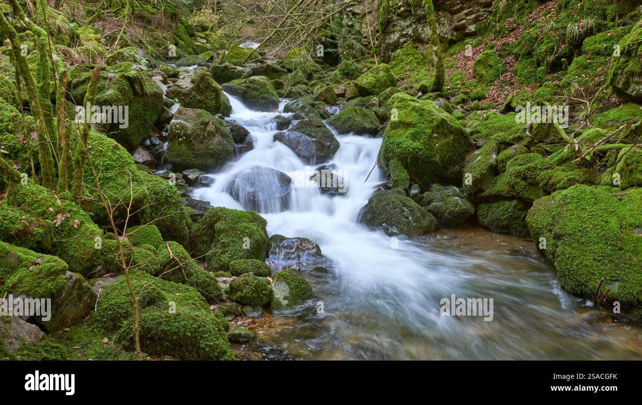 Majestic Allerheiligen Waterfalls: Powerful Cascades Over Mossy Rocks ...
