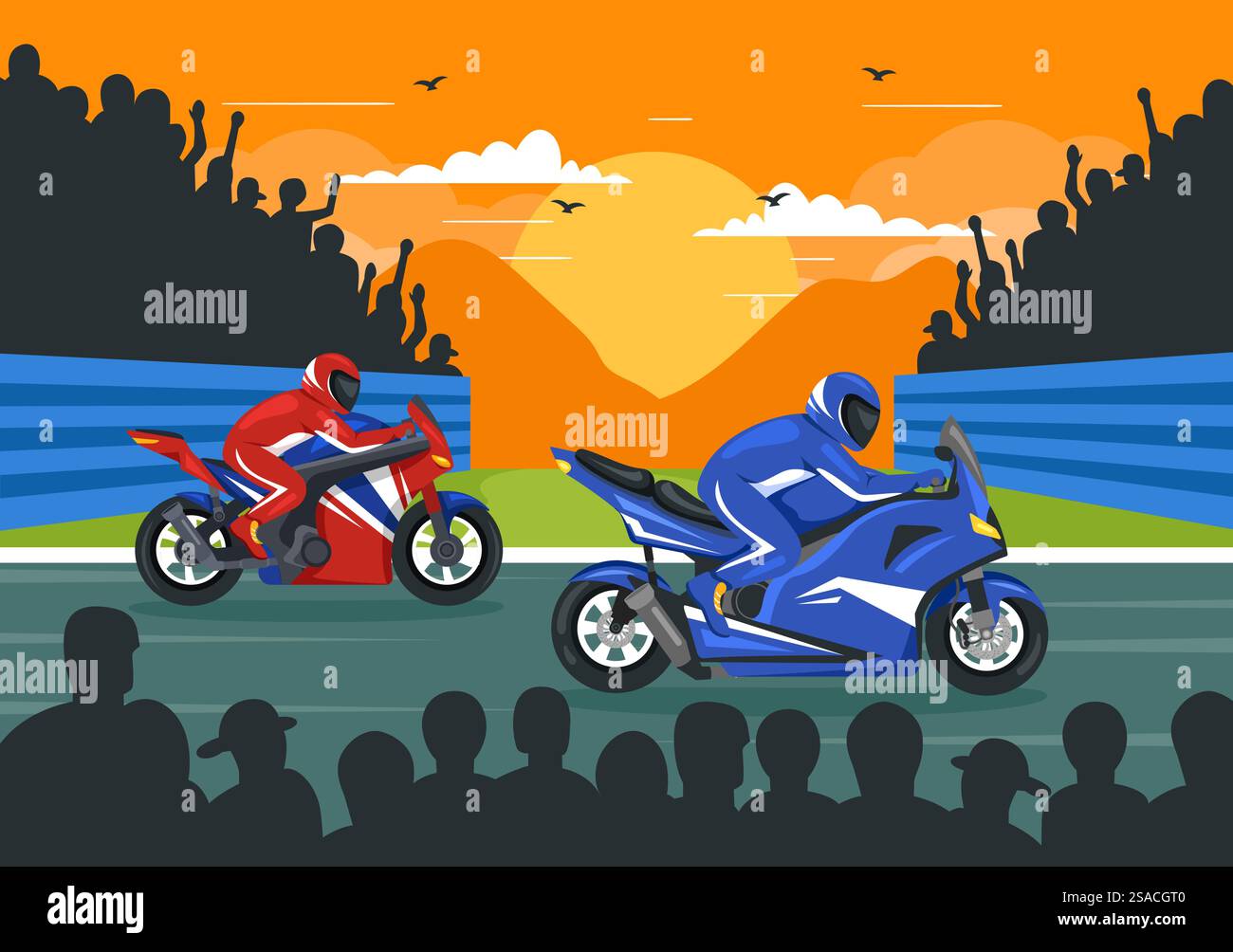 Flat track motorcycle racing hi-res stock photography and images - Alamy