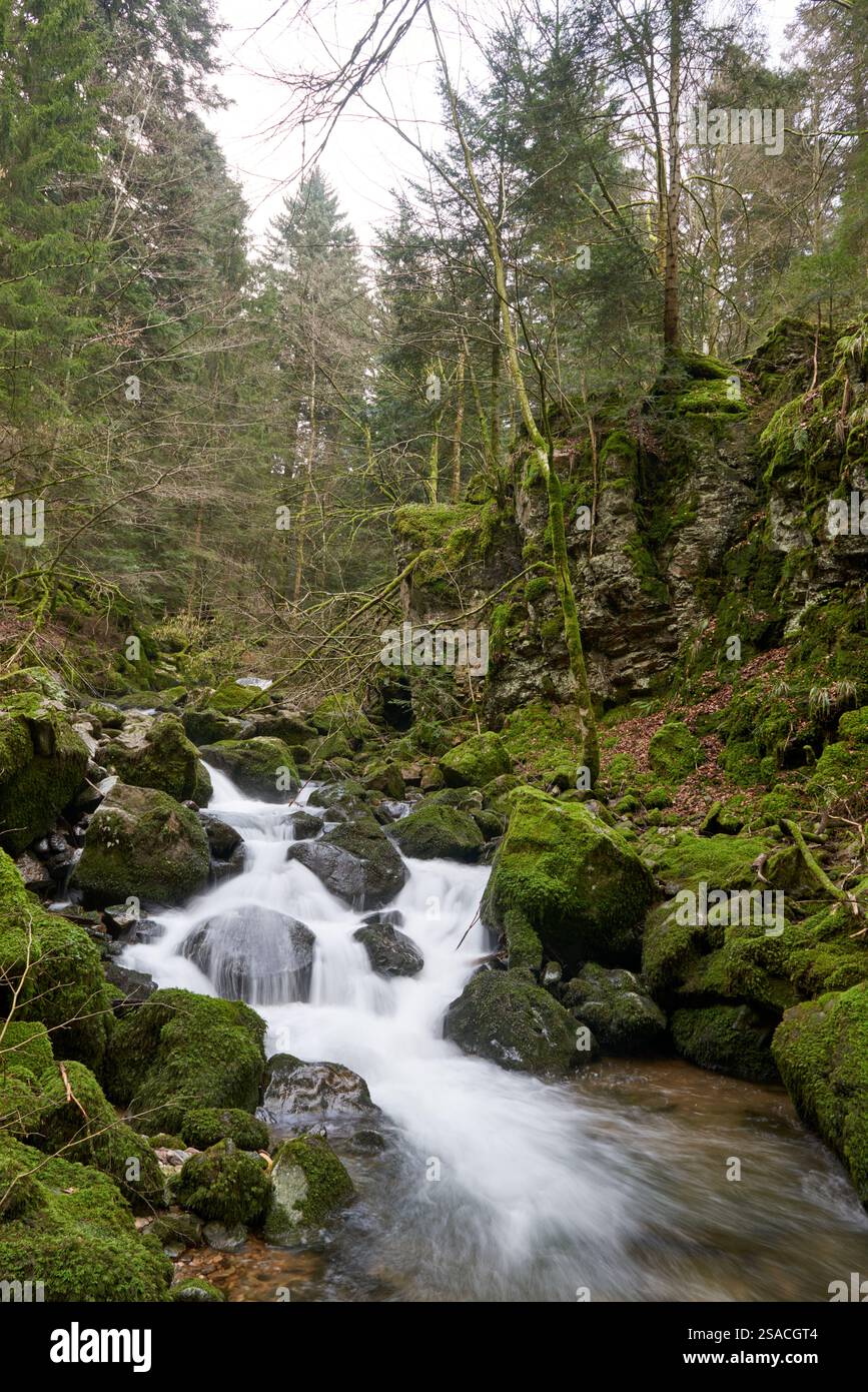 Majestic Allerheiligen Waterfalls: Powerful Cascades Over Mossy Rocks ...