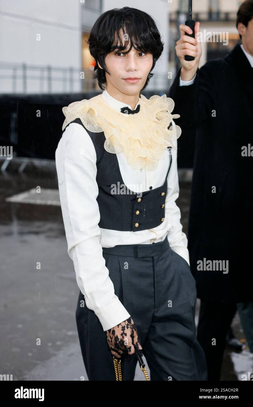 Jeff Satur arrives to Valentino fashion show during the Haute Couture ...