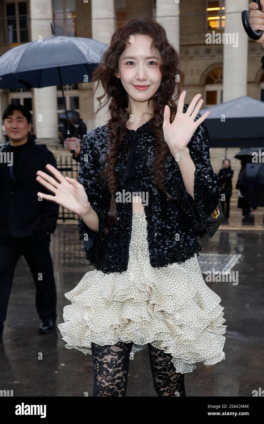 Im Yoon-ah arrives to Valentino fashion show during the Haute Couture ...