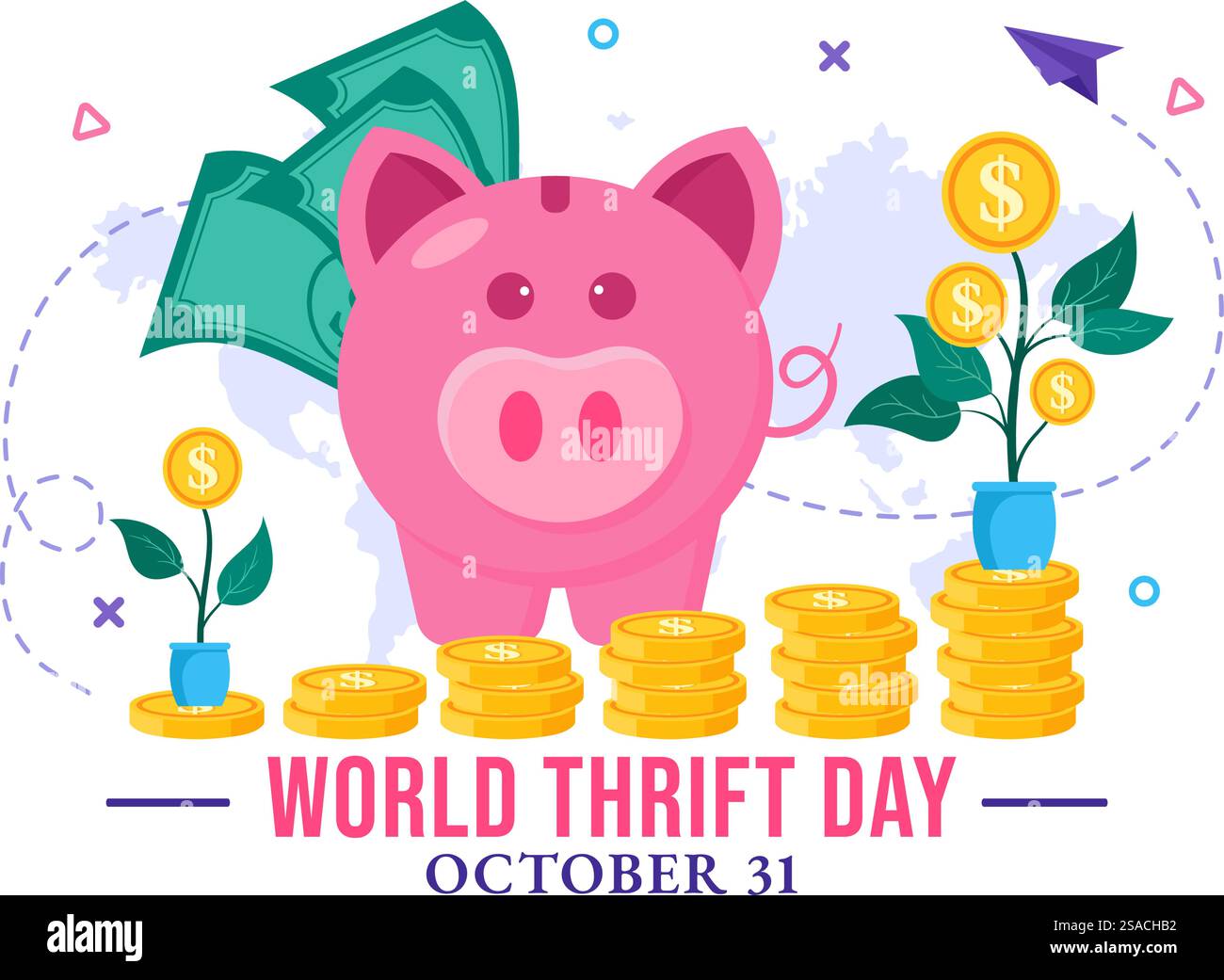 Make money save world Stock Vector Images - Alamy