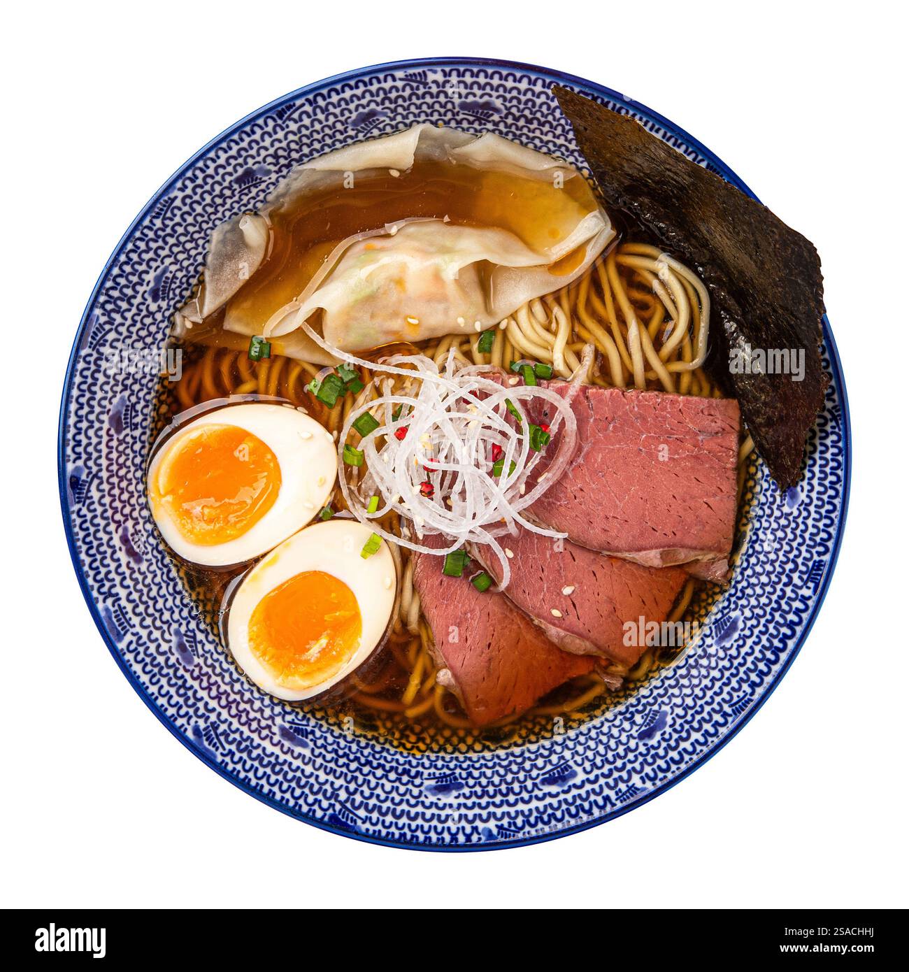Beef ramen noodles soup Cut Out Stock Images & Pictures - Alamy