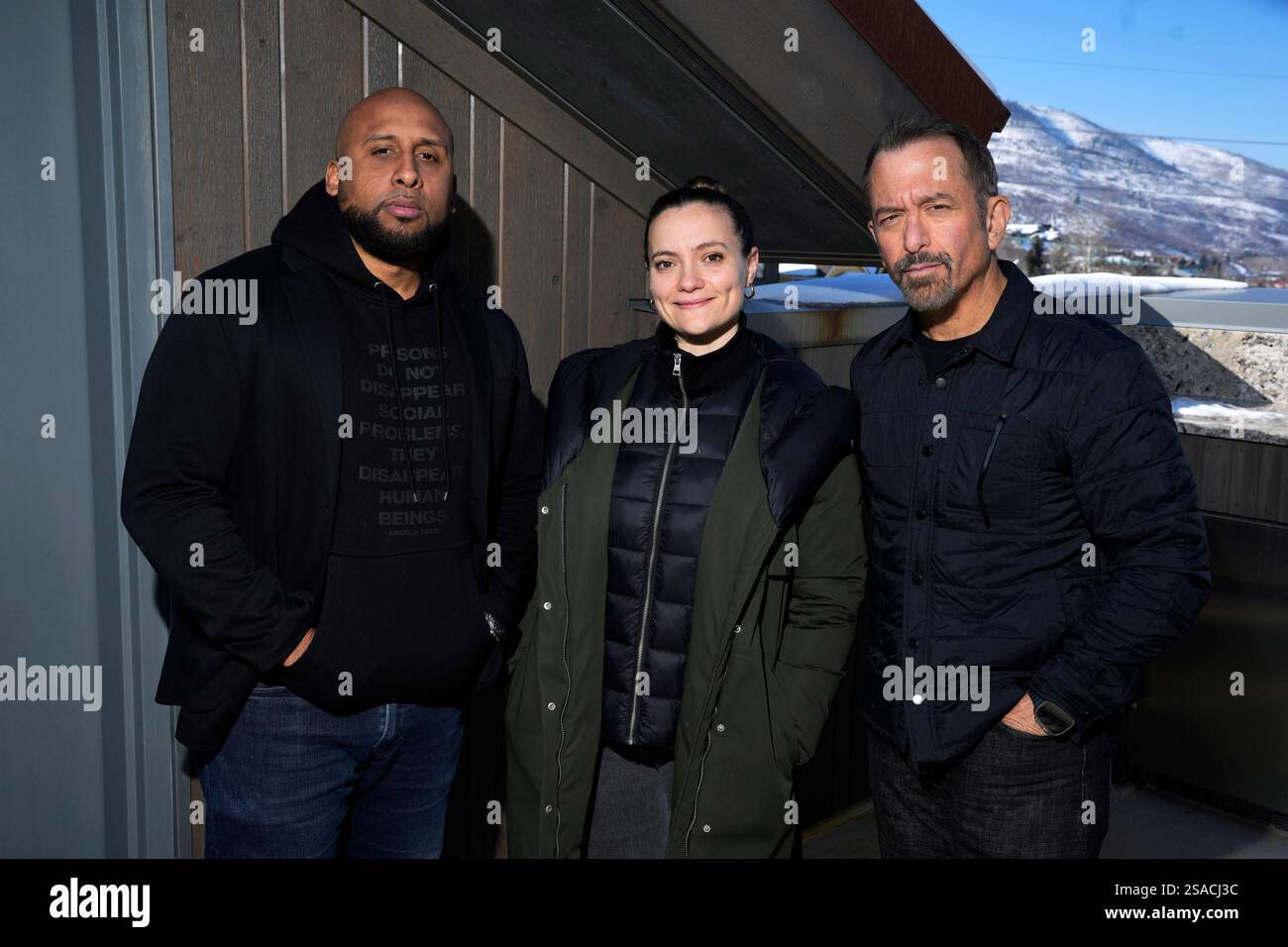 Producer Alex Duran, from left, director Charlotte Kaufman and director ...