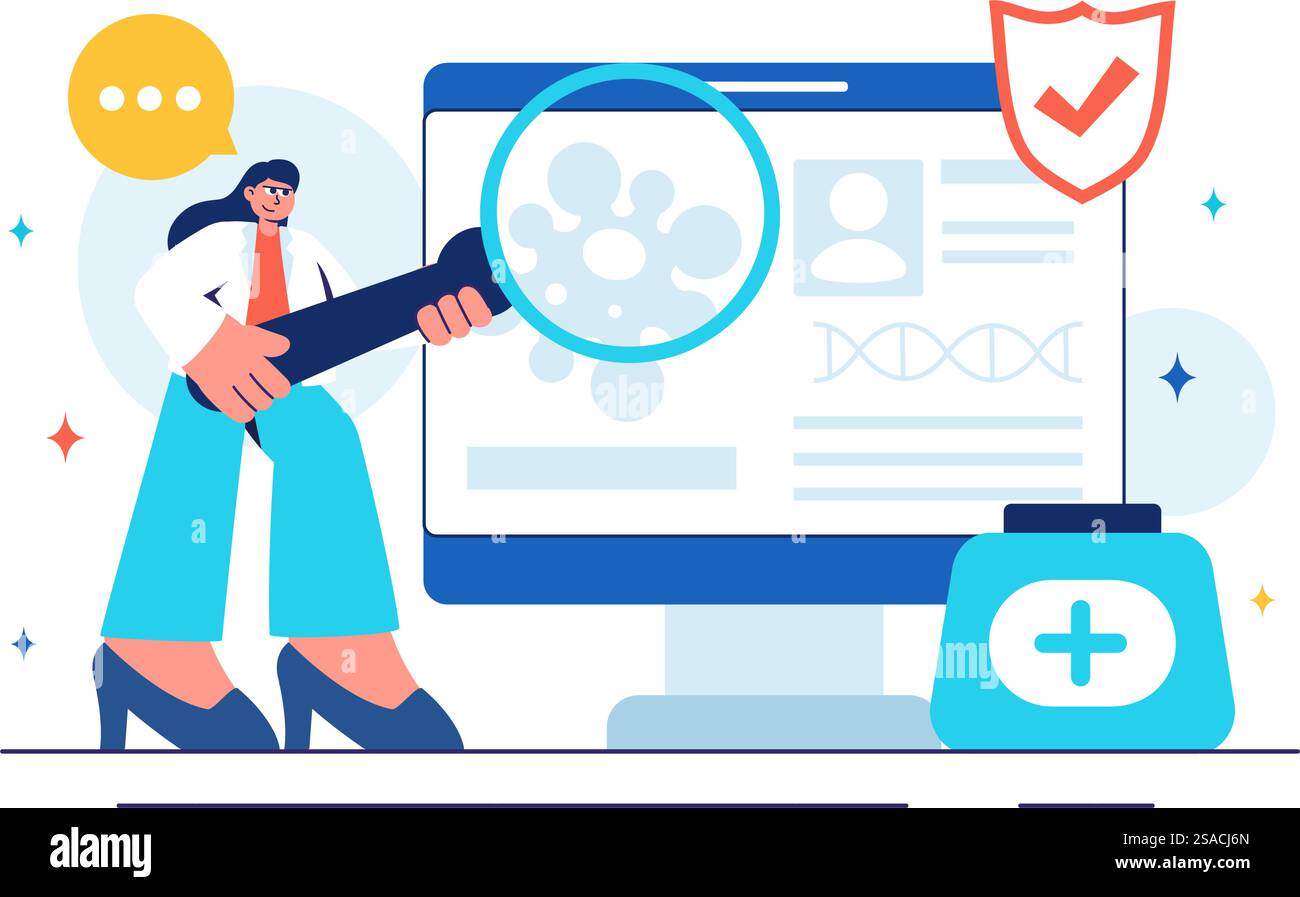 An immune system disease Stock Vector Images - Alamy