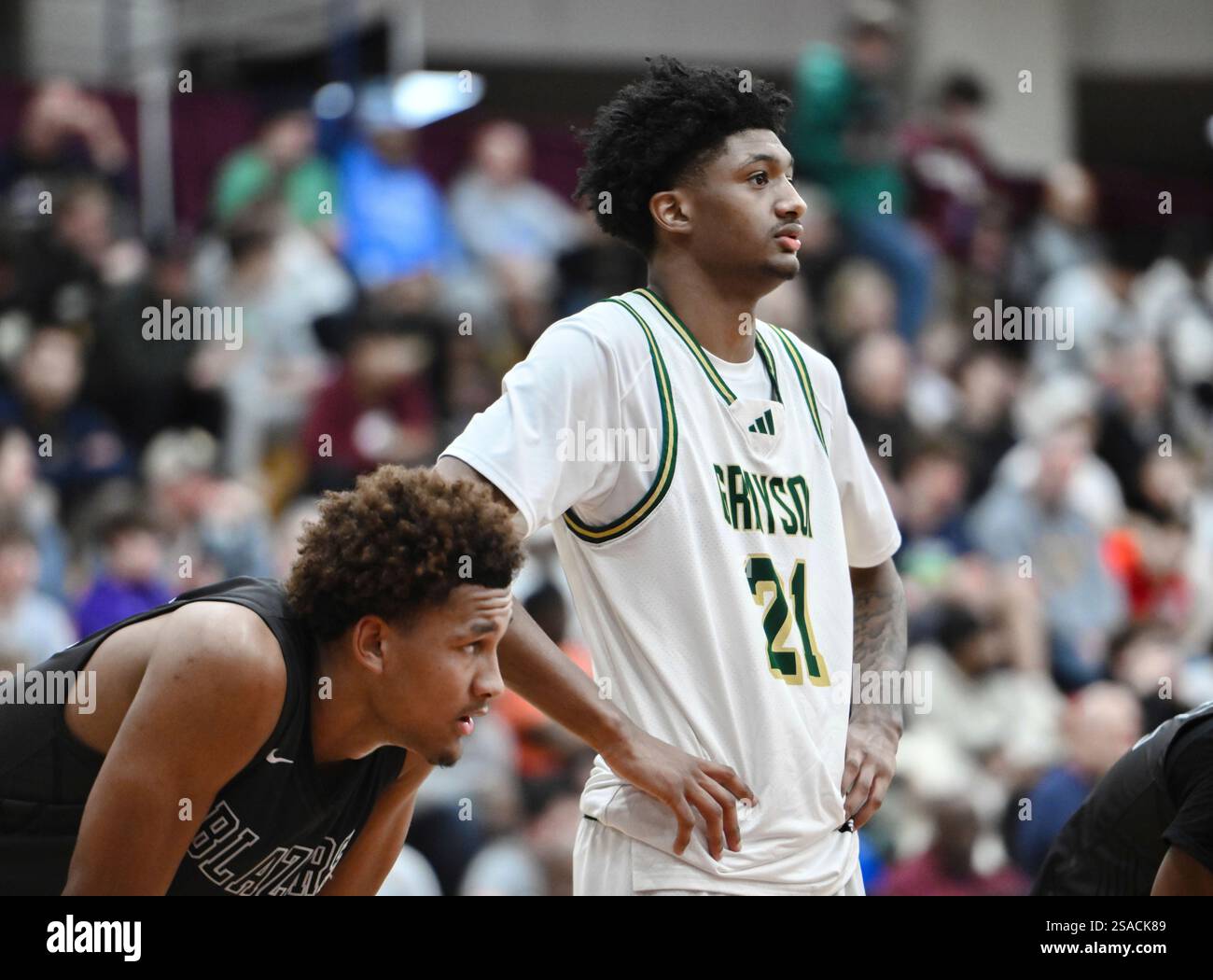 SPRINGFIELD, MA - JANUARY 18: Jacob Wilkins of Grayson (21) during the ...