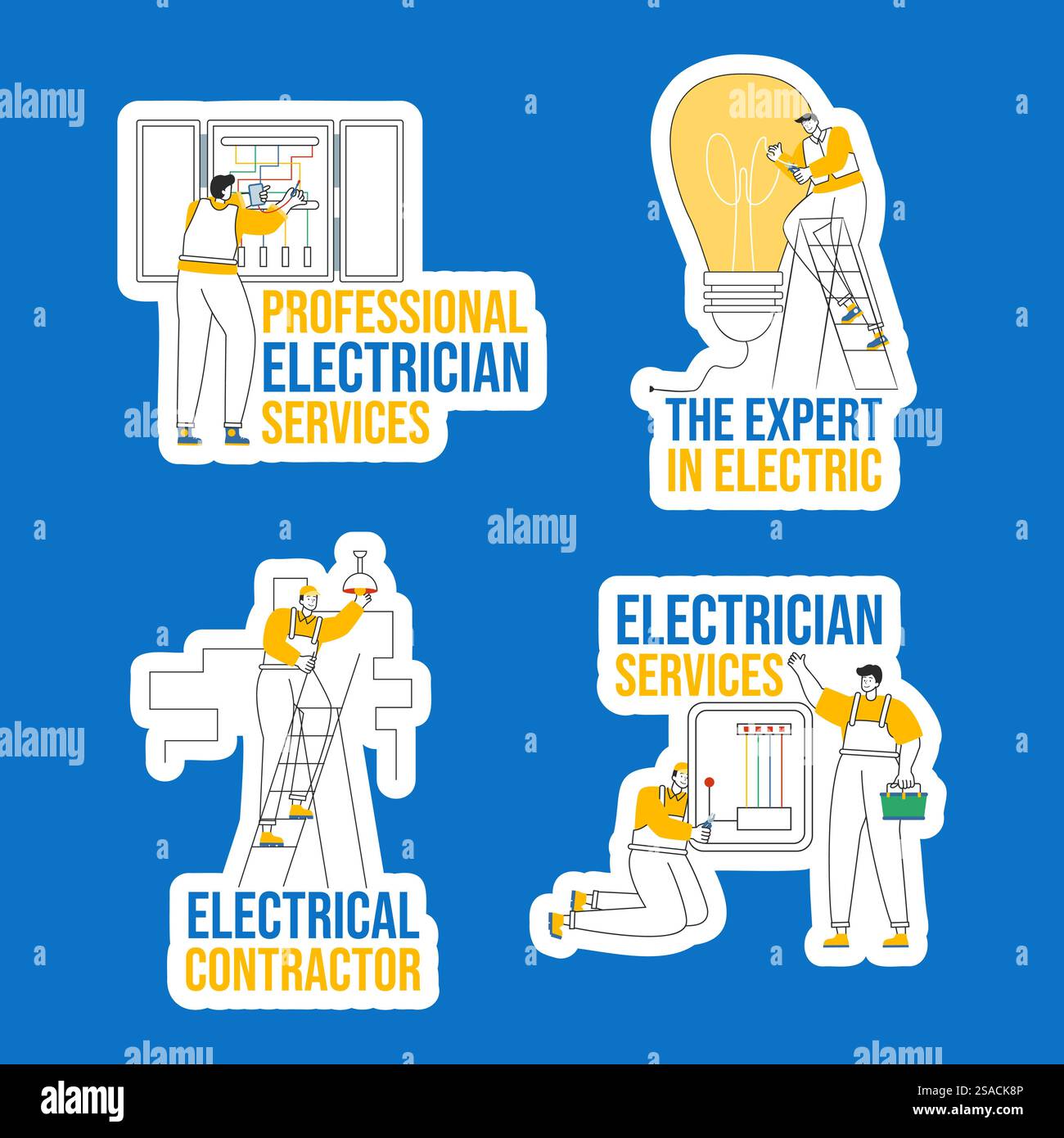 Electrical safety cartoon hi-res stock photography and images - Alamy