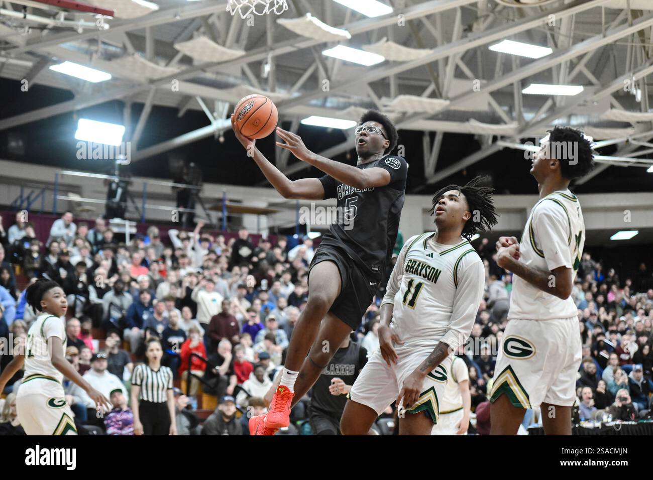 SPRINGFIELD, MA - JANUARY 18: Bryce James of Sierra Canyon (5) during ...