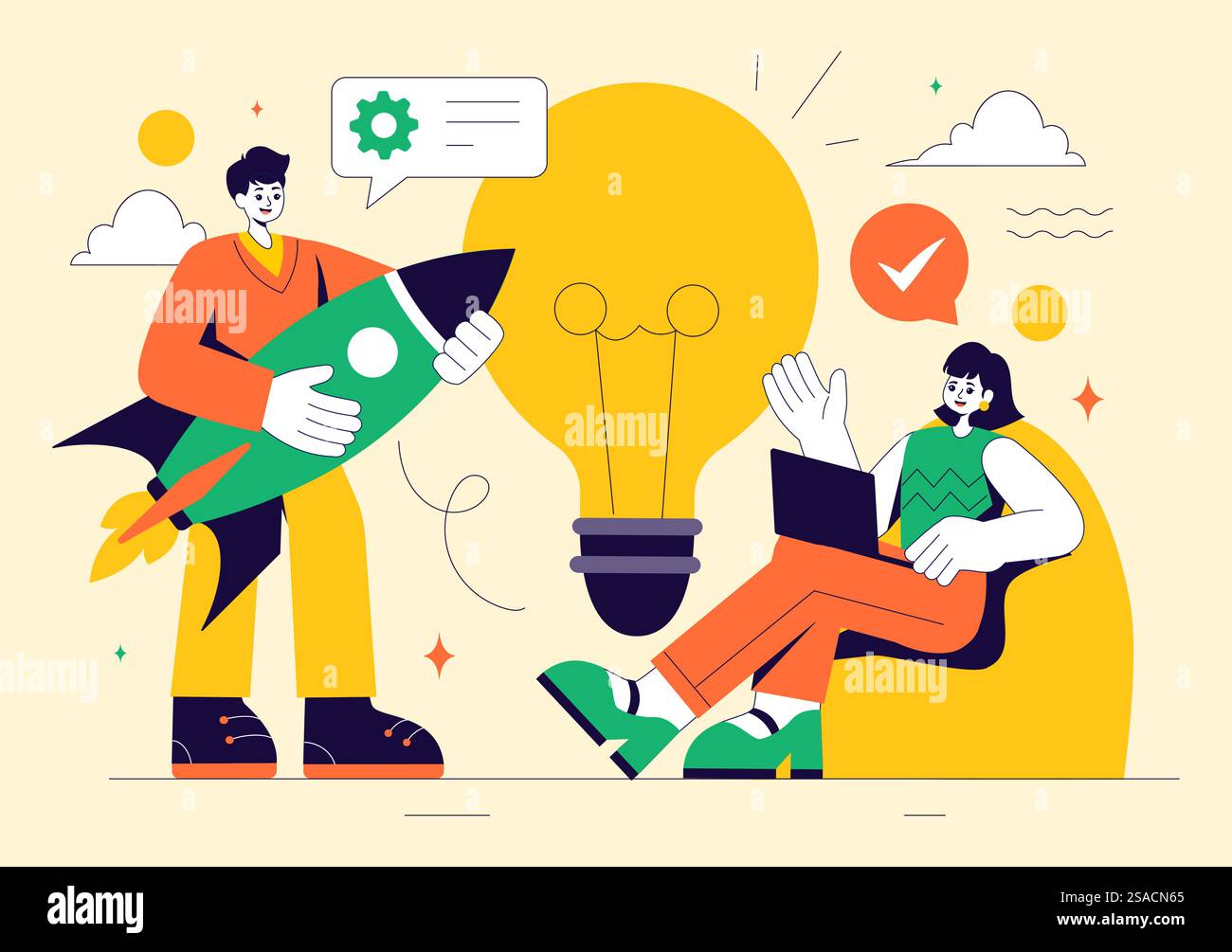 Explore an Innovative and Creative Vector Illustration Featuring a ...