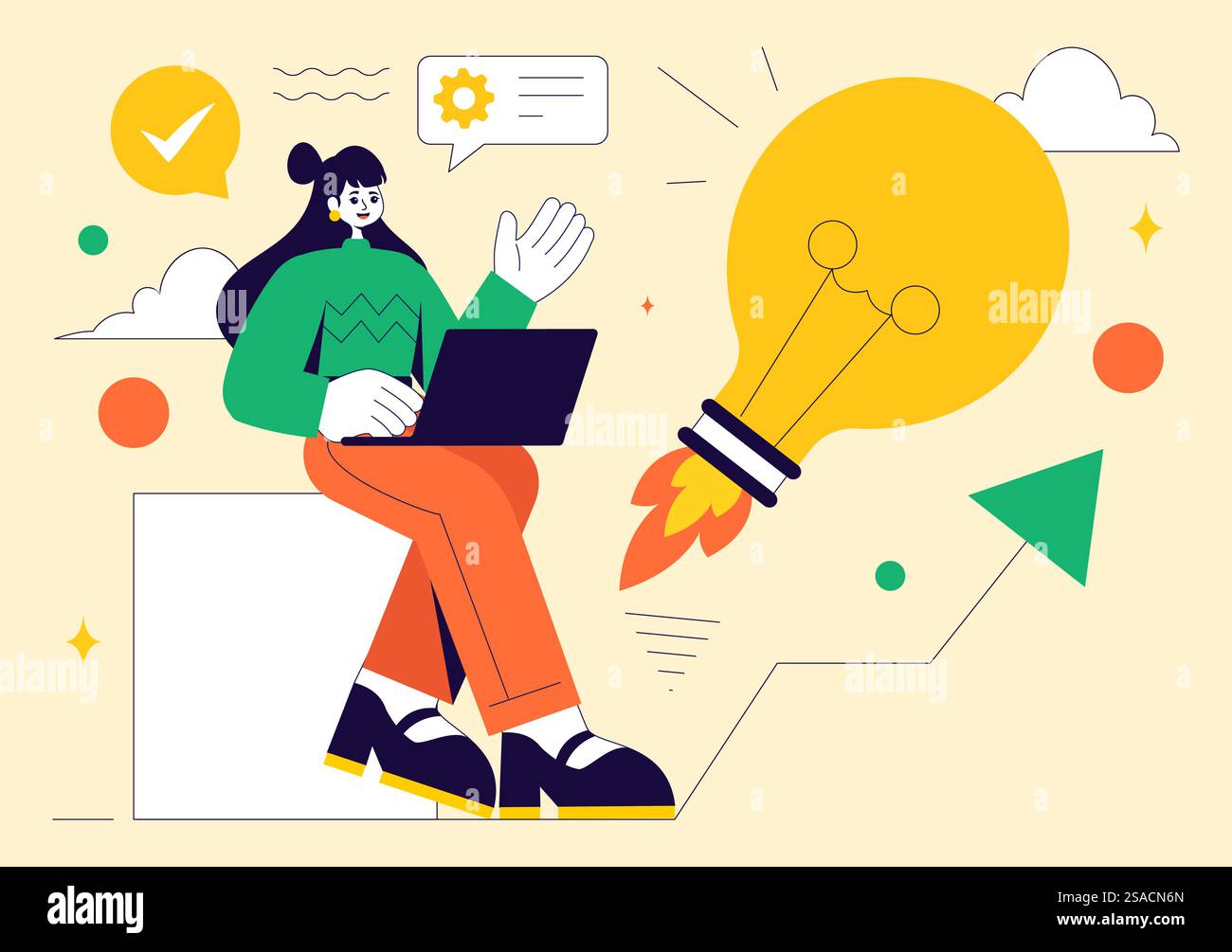 Explore an Innovative and Creative Vector Illustration Featuring a ...